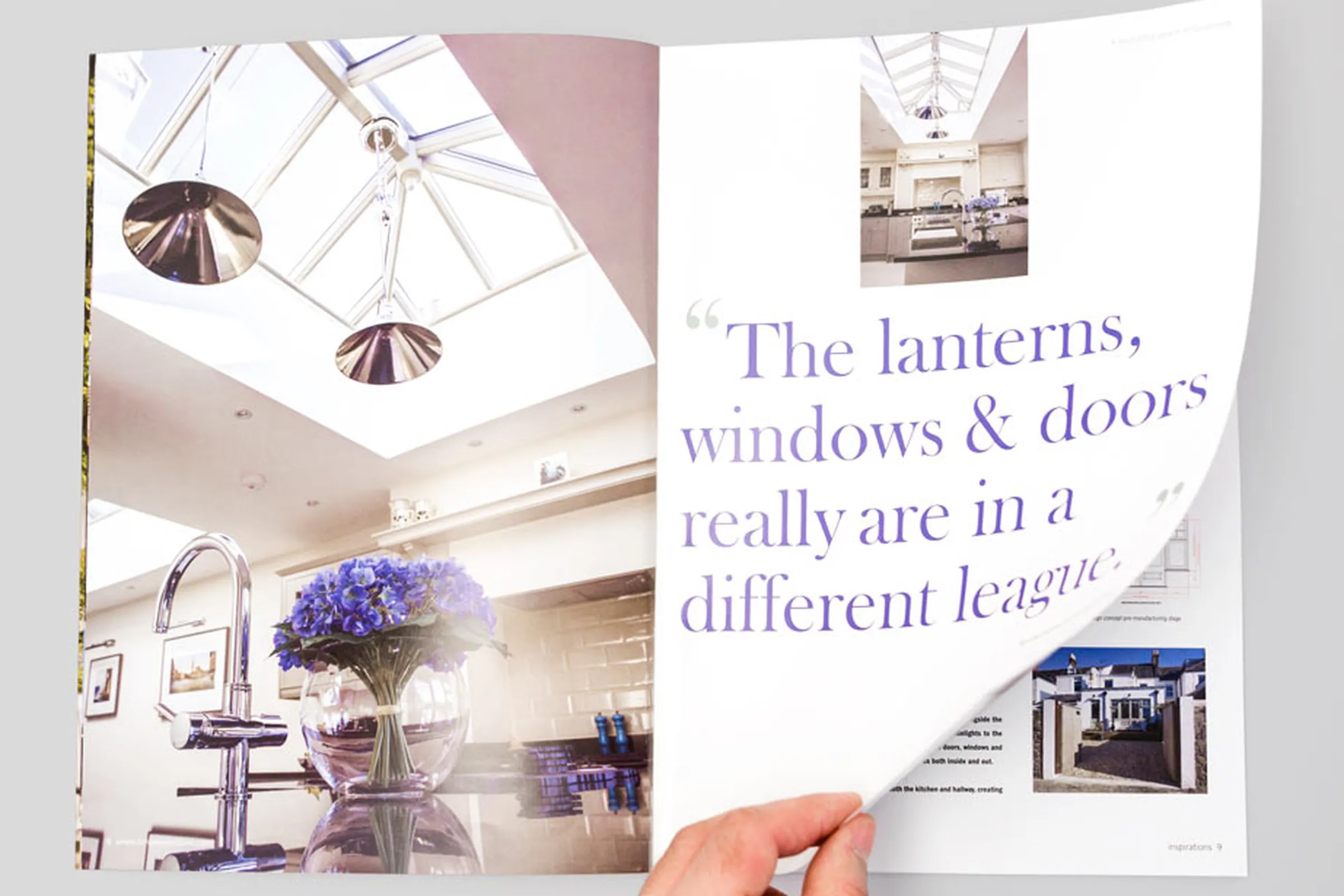Le Reposoir featured in Timber Windows magazine - Rihoy